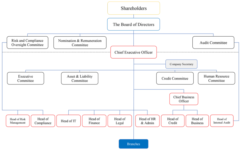 Organization’s Structure – AMZ Microfinance